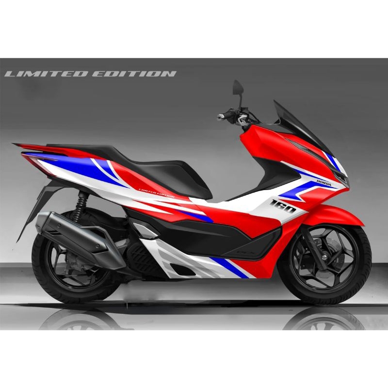 Jual stiker decal variasi Honda PCX 160/150 full body striping variasi ...