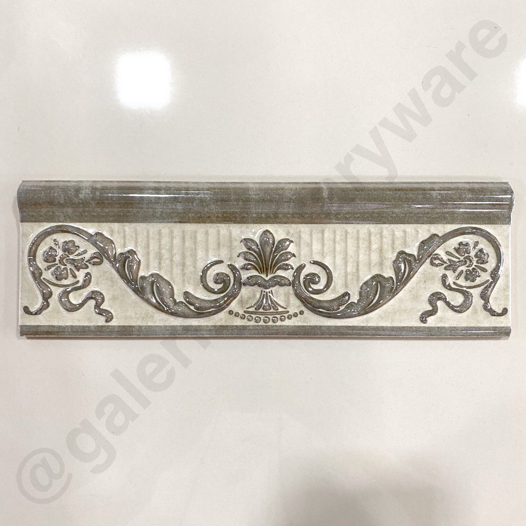 Jual List Keramik Dinding Elegant Royal Colosseum Timbul 8x25cm Import ...