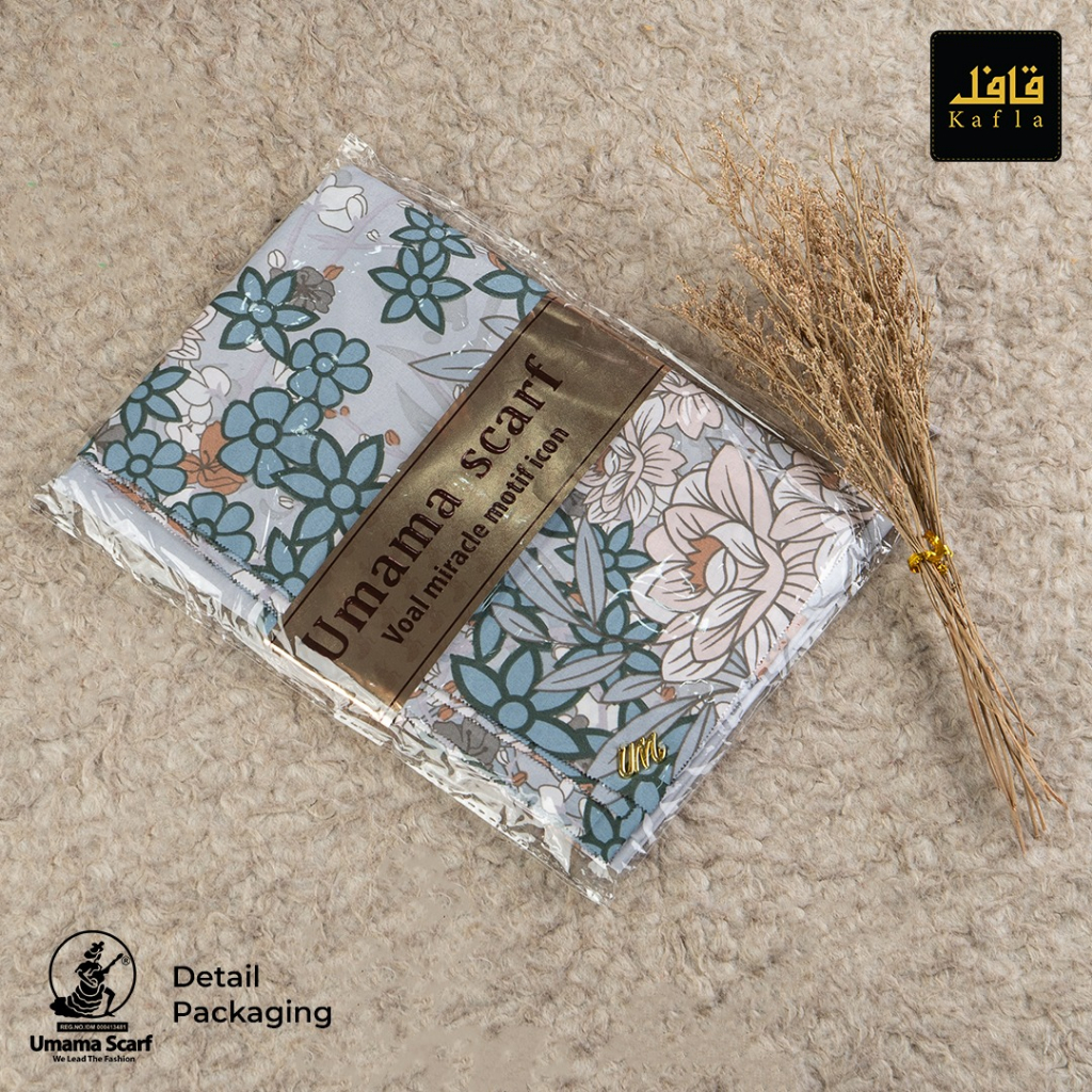 Jual Hijab Voal Miracle Motif LC Metal Logo Umama Scarf | Shopee Indonesia