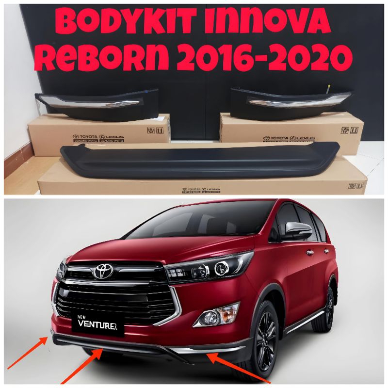 Jual Bodykit Body Kit Bemper Depan Innova Reborn Venturer 2016-2020 Asli | Shopee Indonesia
