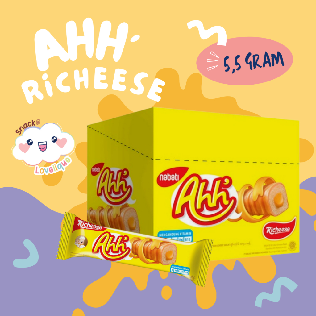 Jual Nabati Wafer Richees Ahh 4gr 1 BOX isi 20 pcs AllVarian ...