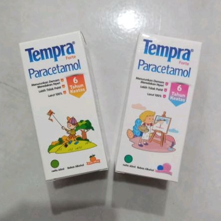 Jual TEMPRA FORTE SYRUP 60 ML PENURUN DEMAM ANAK 6 TH KEATAS | Shopee ...
