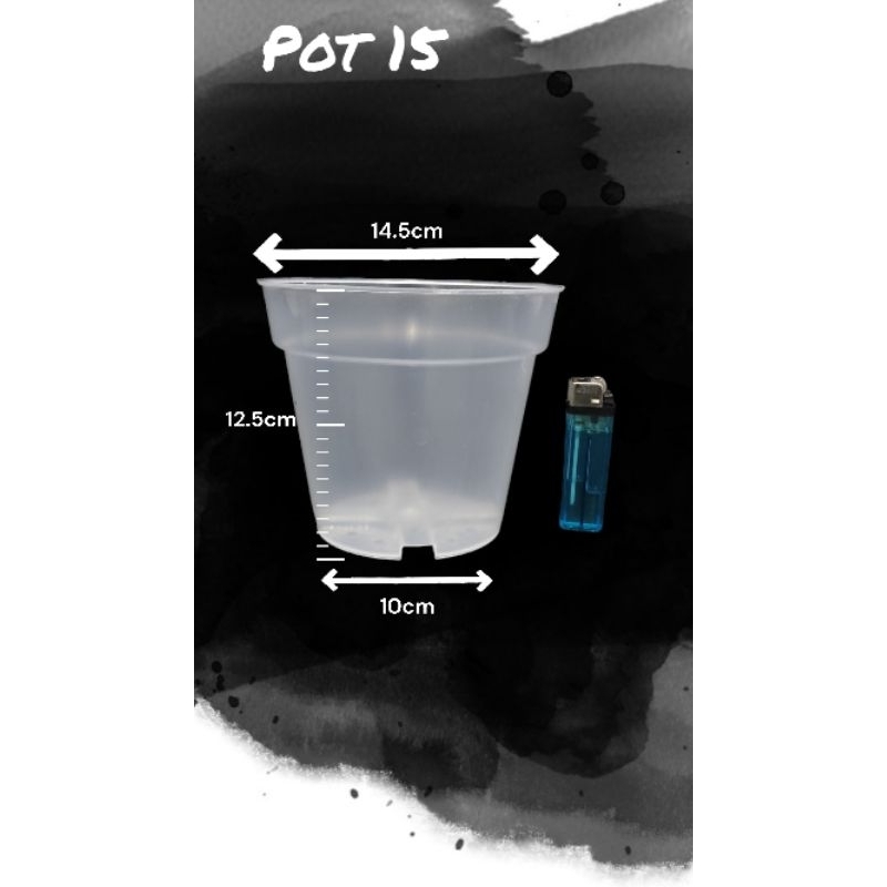 Jual POT BENING 15 - (LUSINAN BACA DESKRIPSI) TRANSPARAN POROS SRONDOL ...