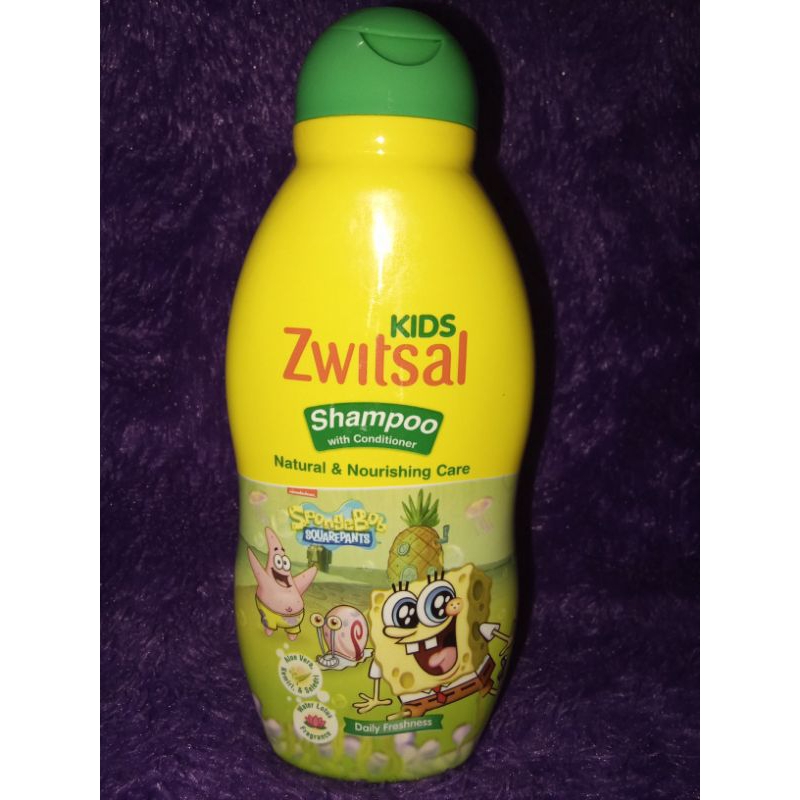 Jual Zwitsal Kids Shampoo With Conditioner seri Spongebob 180ml ...