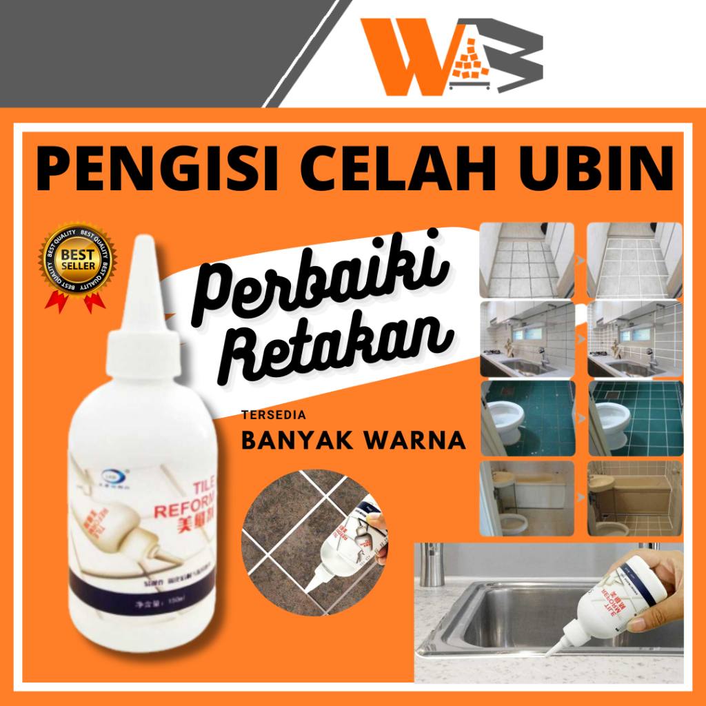 Jual COD Tile Reform Waterproof Pengisi Celah Nat Keramik Ubin Anti ...