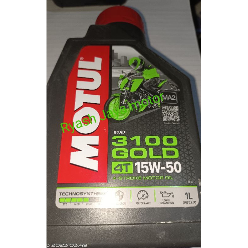 Jual oli motul ORIGINAL 3100 4T 1liter 15-50w for All motorbike/ CB ...