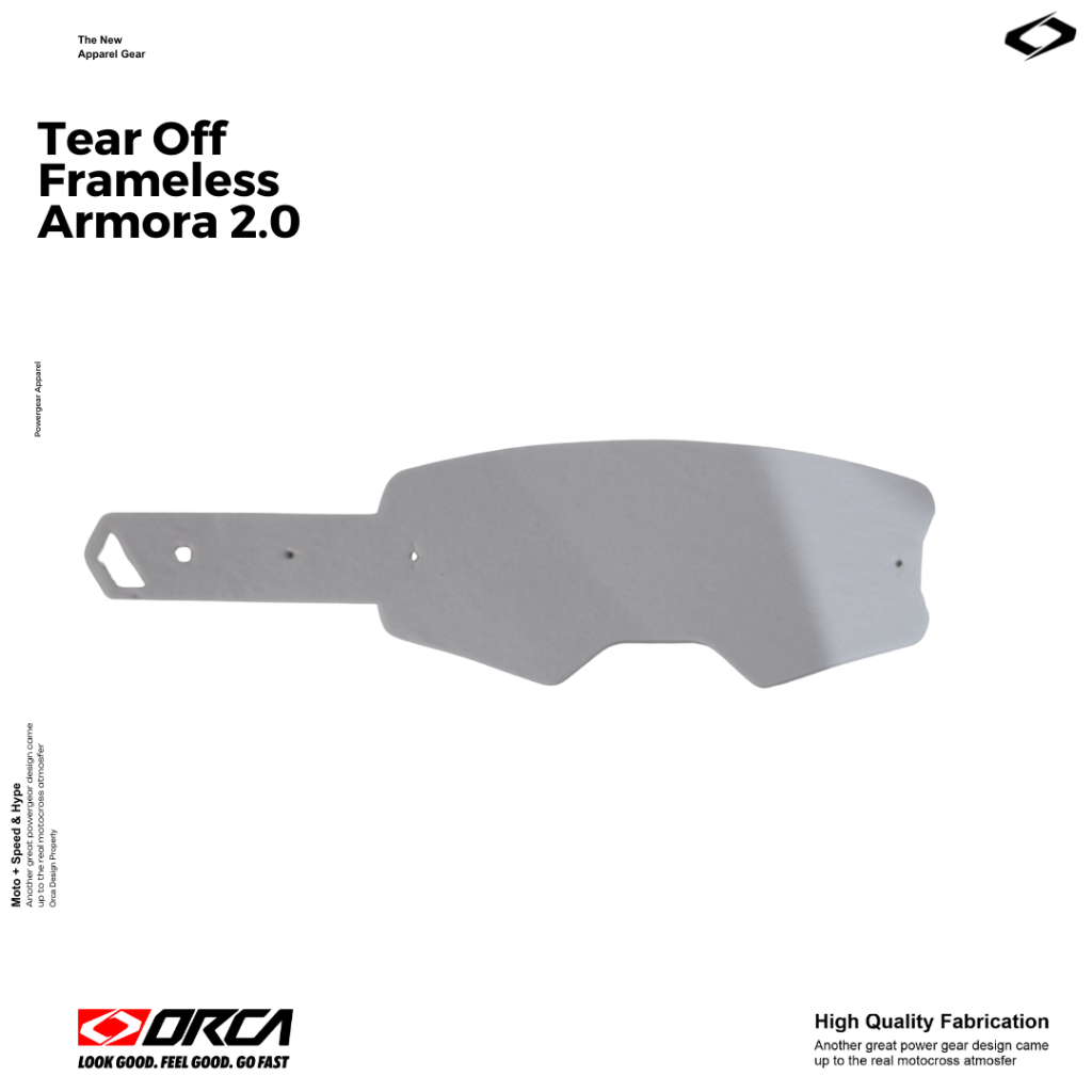 Jual Orca Powergear - TEAR OFF GOGGLE / KACAMATA TRAIL MOTOCROSS ...
