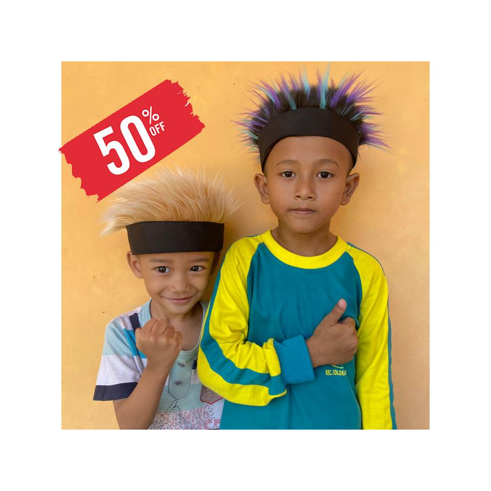 Jual Topi Rambut Anak, Topi Naruto Anak, Topi Wig Anak, Topi Anime Anak ...
