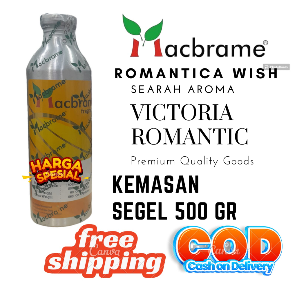 Jual SEGEL 500 GRAM ROMANTICA WISH BY MACBRAME SEARAH AROMA VICTORIA ROMANRIC ( SEGEL 500 ...