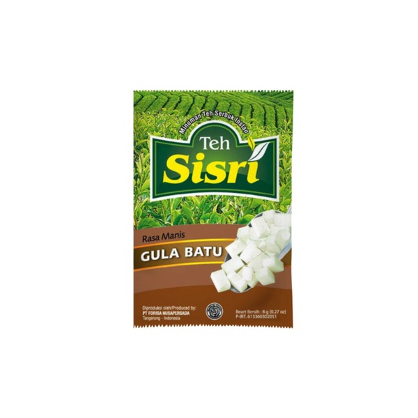 Jual Teh Sisri Gula Batu Sachet Harga Per 10 Renceng | Shopee Indonesia