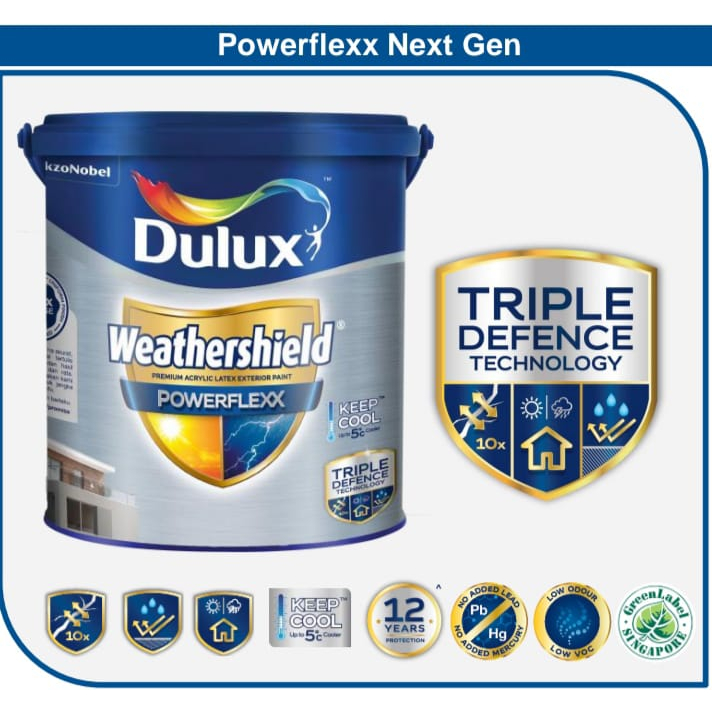 Jual Dulux Weathershield Powerflex Next Gen Cat Tembok Exterior