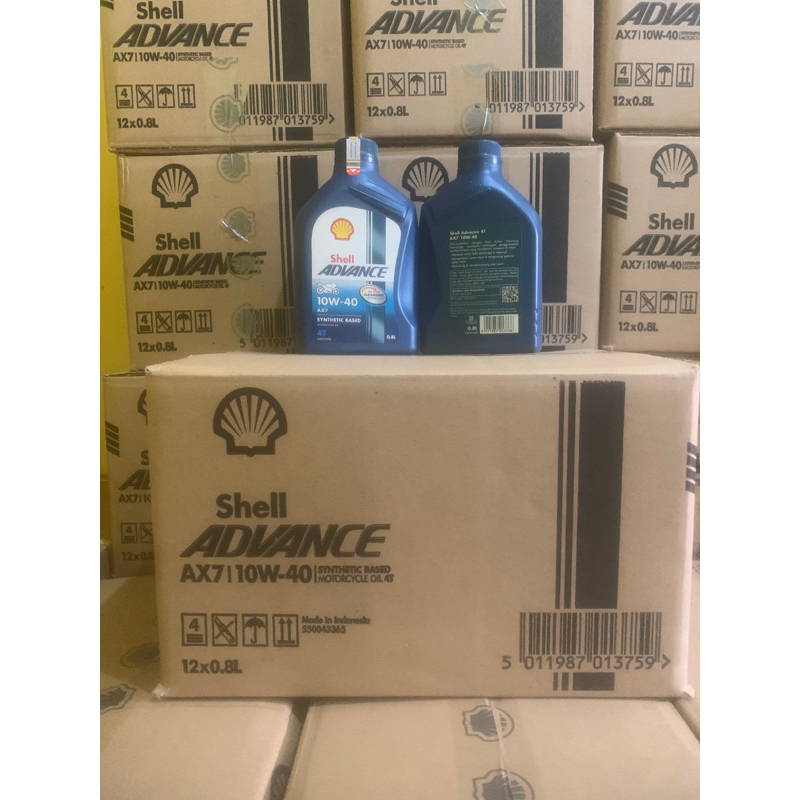 Jual Oli shell Ax7 4T 800ml perdust isi 12 | Shopee Indonesia