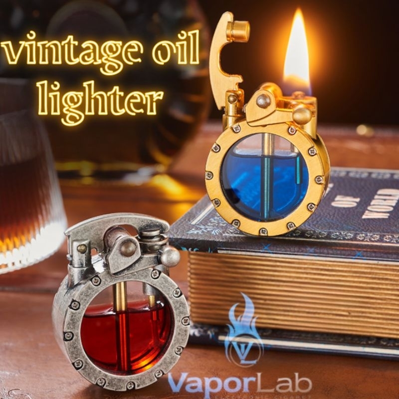 Jual korek api klasik transparant sumbu minyak vintage oil lighter ...