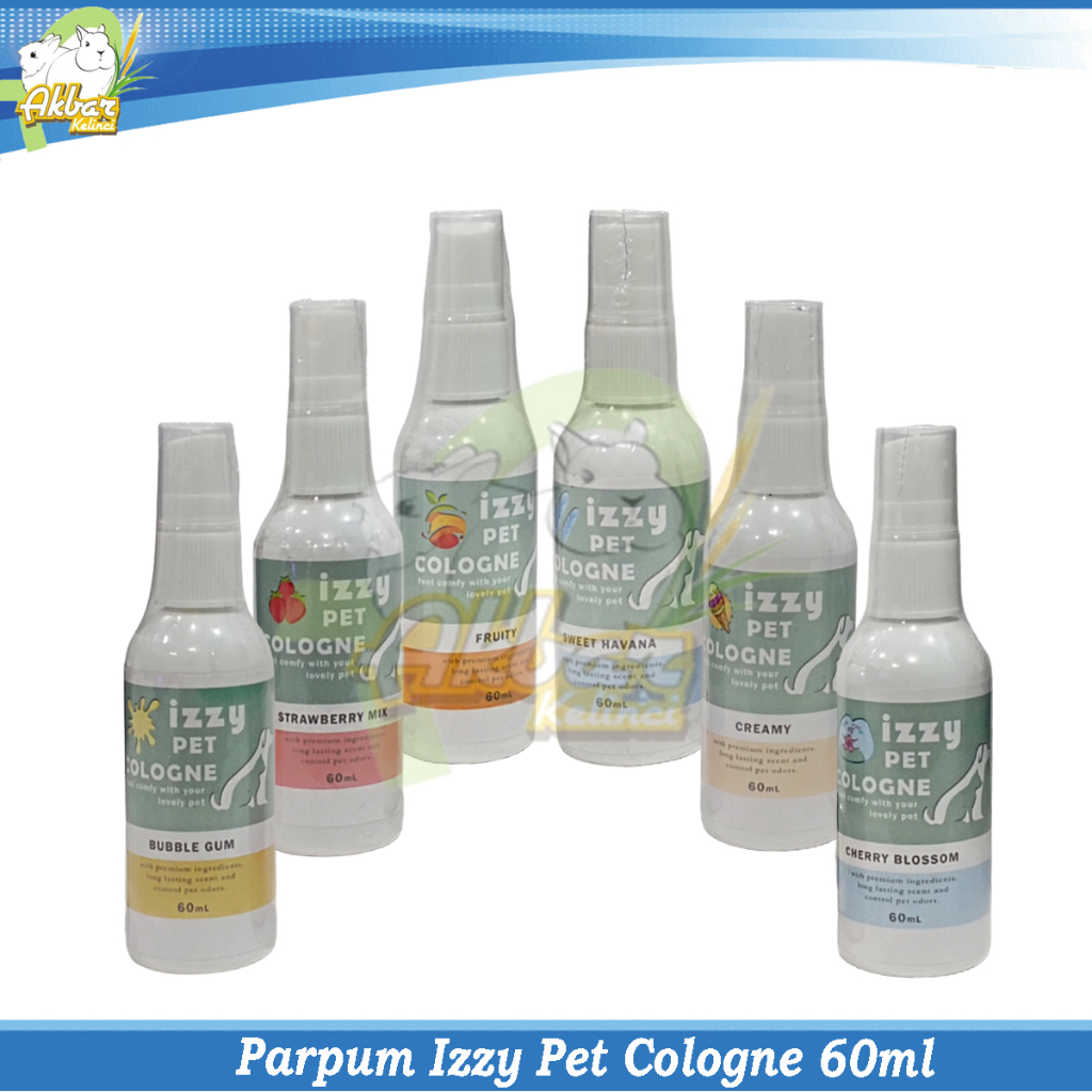 Jual Izzy Pet Cologne Parfum 60ml - Parfum Kucing Anjing Kelinci Musang ...