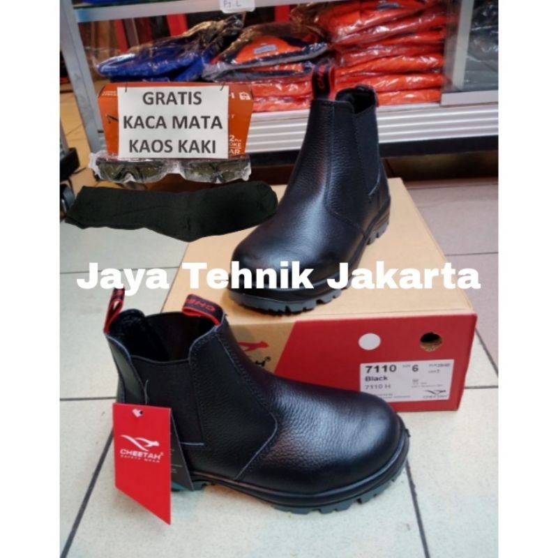 Jual Sepatu Safety Cheetah Rebound 7110H / Safety Shoes Cheetah ...