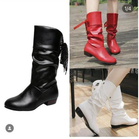 Jual Sepatu boots kulit / sepatu line dance | Shopee Indonesia