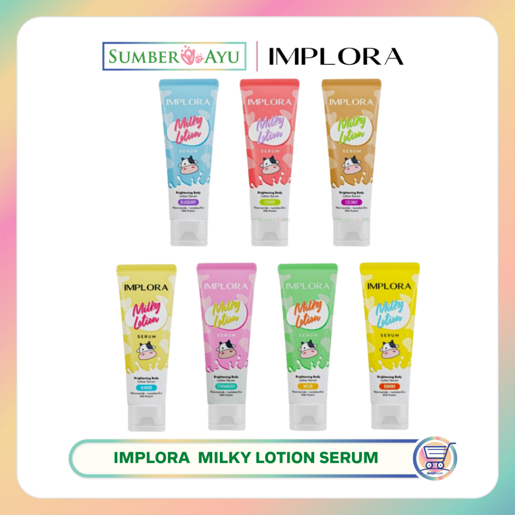 Jual SUMBER AYU IMPLORA MILKY LOTION BODY SERUM (TUBE) 5OML | Shopee ...