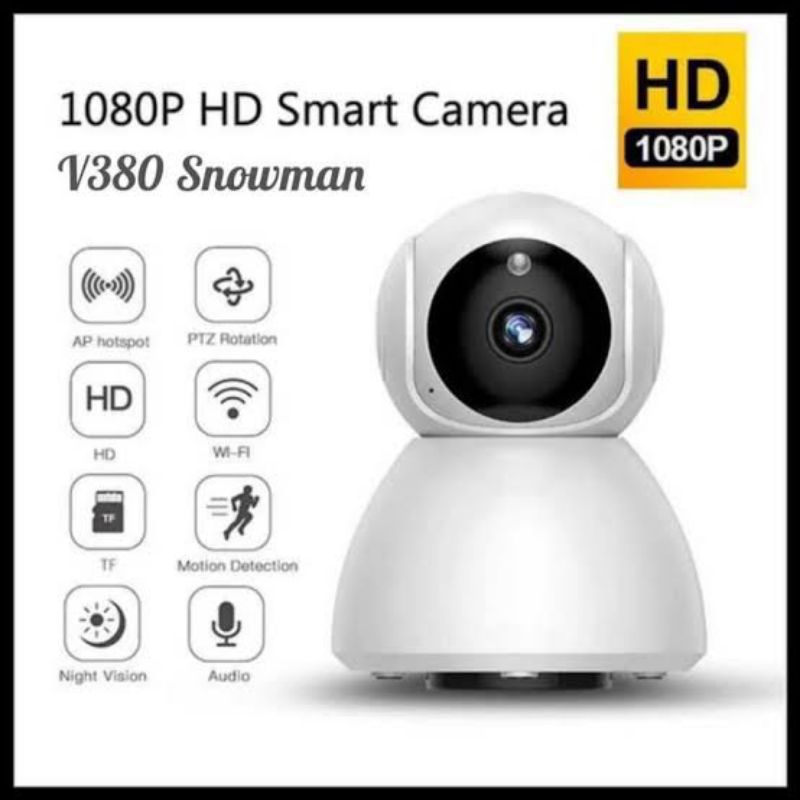 Jual Smart IP Camera CCTV Snowman HD 1080P Wireless Apollo full HD ...