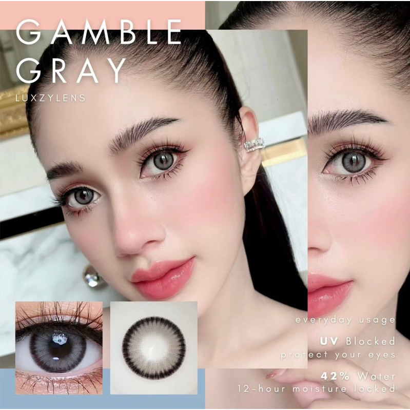Jual SOFTLENS Lux Gamble gray Dia 14.0mm | Shopee Indonesia