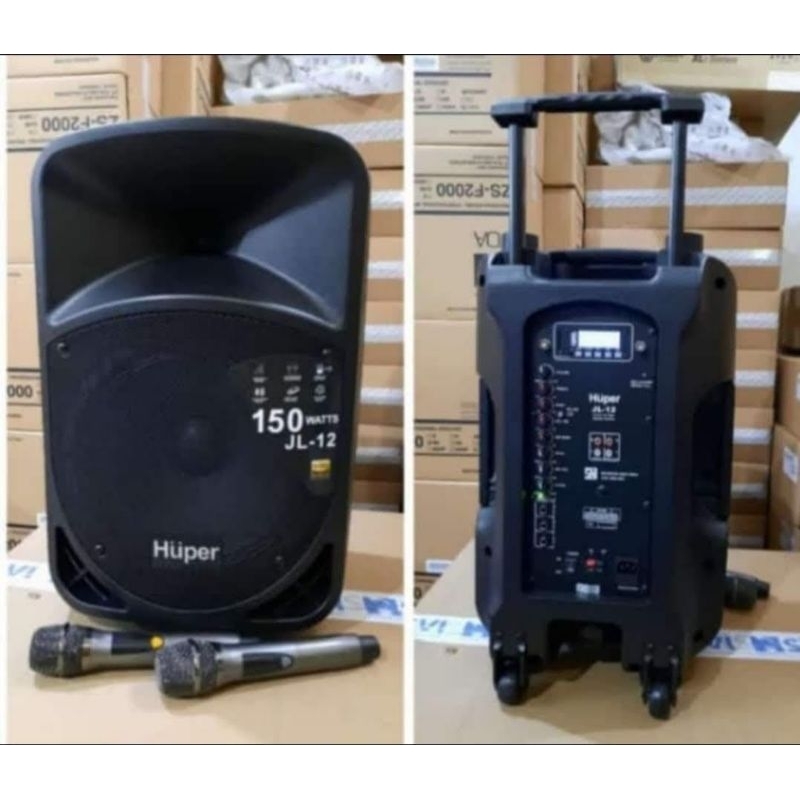 Jual SPEAKER PORTABLE 12 INCH AKITIF HUPER JL 12/ HUPER JL12 | Shopee ...