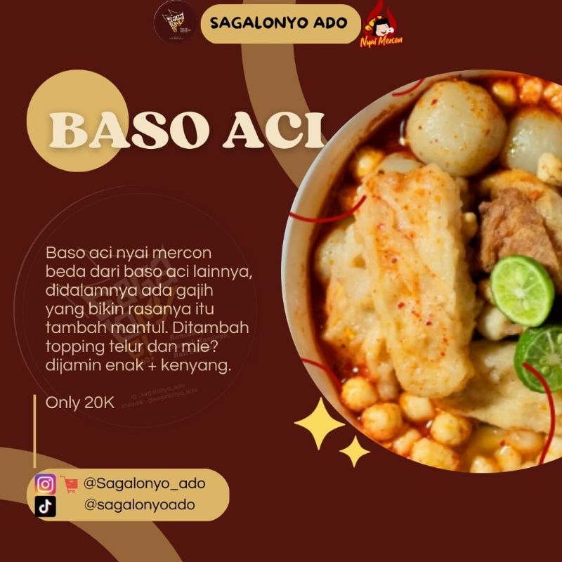 Jual Baso Aci Original Nyai Mercon | Shopee Indonesia