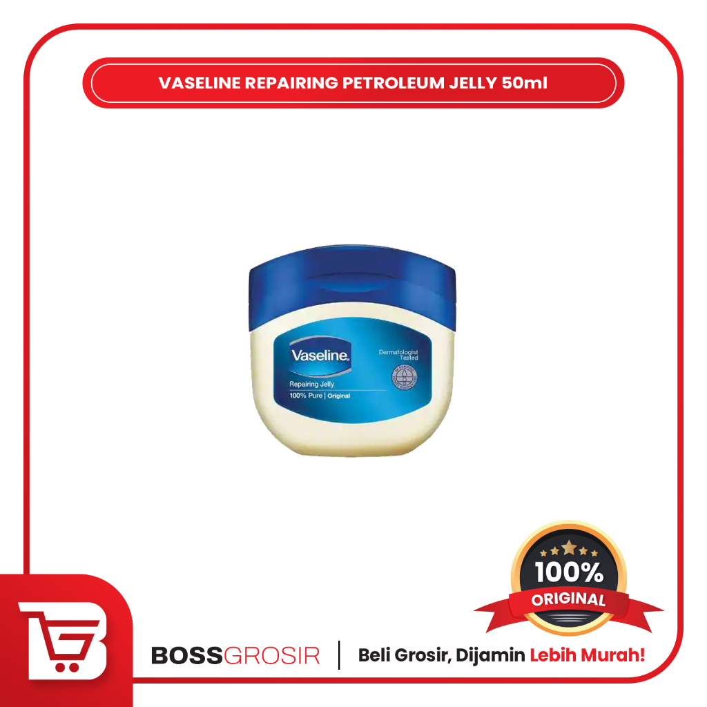 Jual Vaseline Repairing Petroleum Jelly Original Kulit Kering 100% Pure 50ml | Shopee Indonesia
