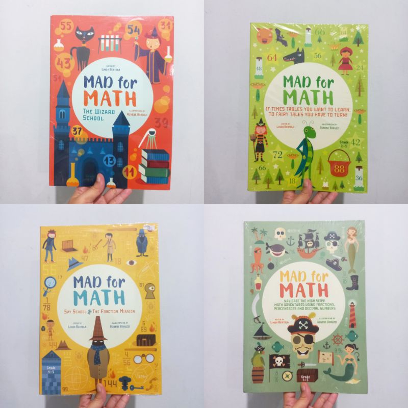 Jual [ORIGINAL SEGEL] MAD FOR MATH BUKU LATIHAN MATEMATIKA ANAK FULL ...