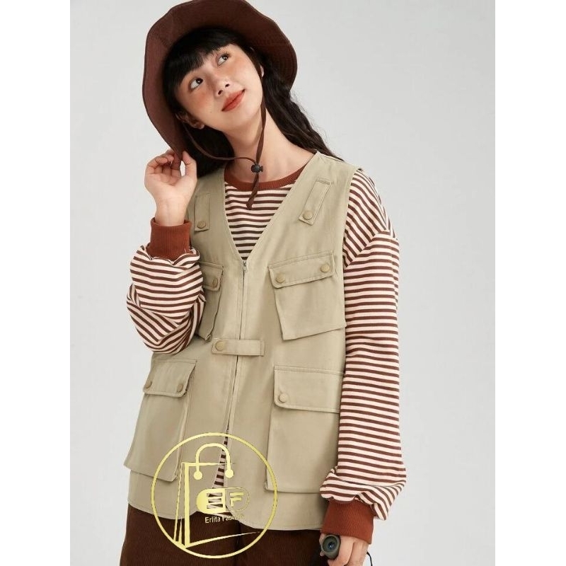 Jual Rompi Vest Korean Styles | Shopee Indonesia