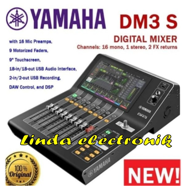 Jual mixer digital yamaha dm3s console mixing garansi resmi original ...