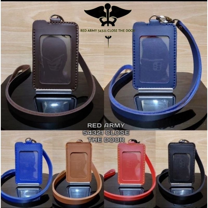 Jual ID Card Holder Tali Lanyard Name Tag POLOS | Shopee Indonesia