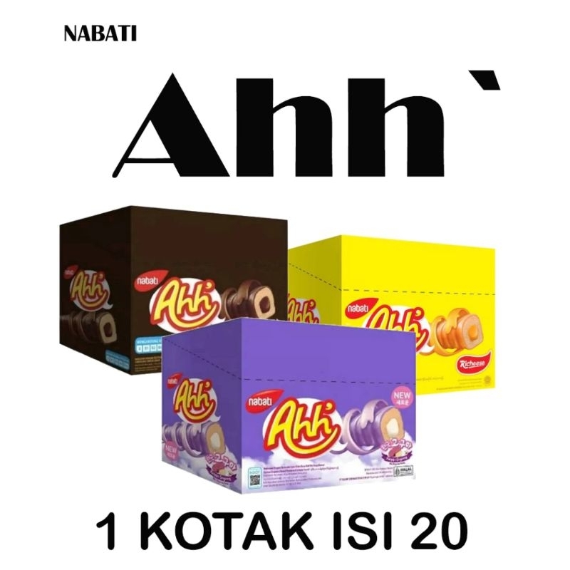 Jual SS - 1 Pack isi 20 Pcs Snack Nabati Ahh / Nabati Ahh Goguma / Ahh ...