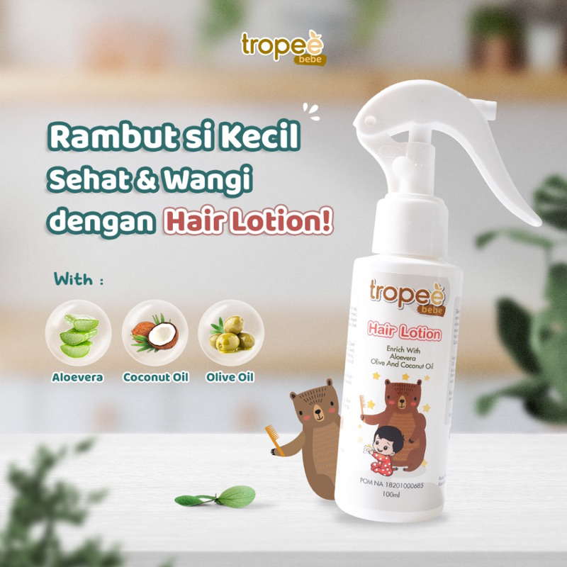 Jual Tropee Bebe Hair Lotion 100 ML | Shopee Indonesia