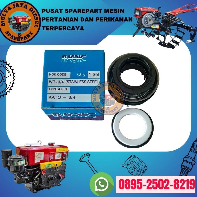 Jual Seal kato 3/4 Mechanical untuk MESIN POMPA AIR SAWAH ALKON TYPE WP50 WP80 | Shopee Indonesia