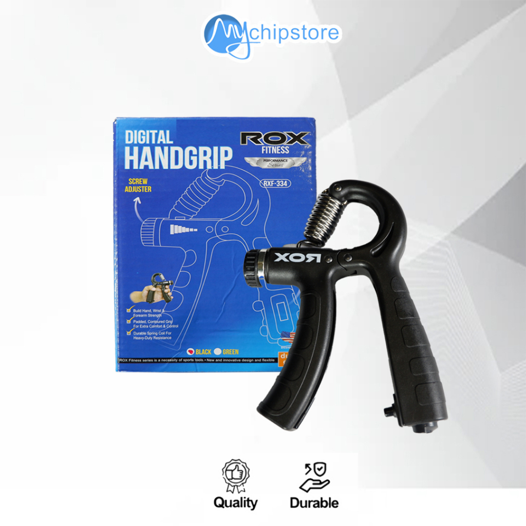 Jual HandGrip Tangan Alat Olahraga Fitness Original ROX DIGITAL RXF-334 ...