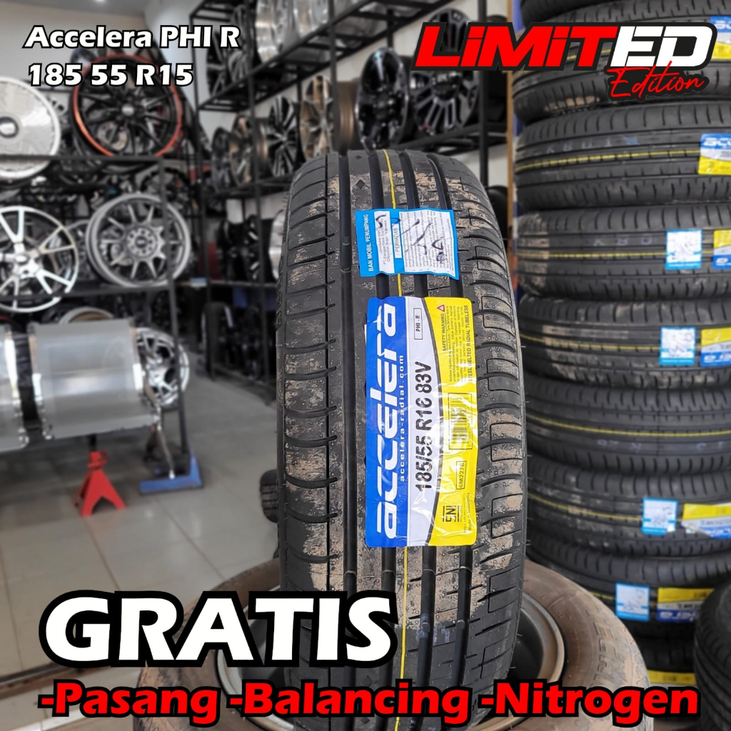 Jual Ban mobil Accelera PHI R ukuran 185/55/R15 ban penumpang tubeless | Shopee Indonesia