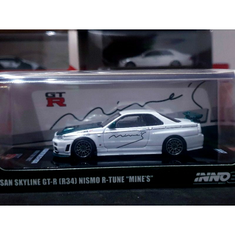 Jual Diecast Inno64 Nissan Skyline GTR R34 Nismo R Tune Mines Green ...