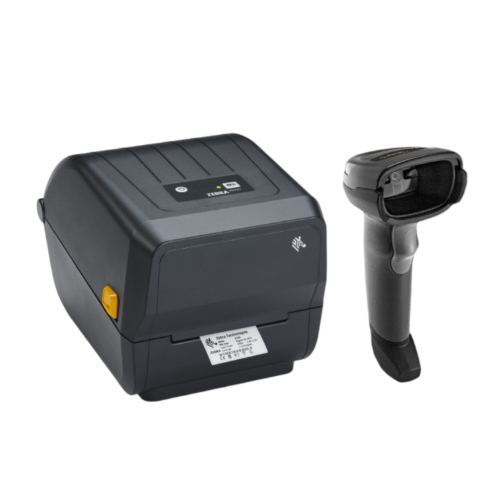 Jual Zebra ZD220 Thermal Printer + DS2208 2D Wire Barcode Scanner ...