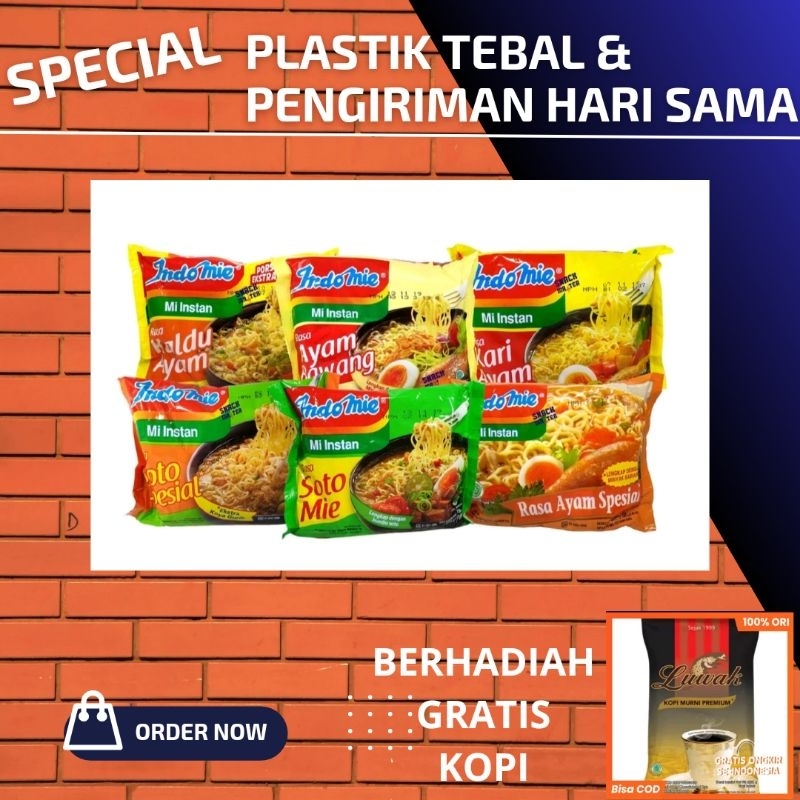 Jual indomie indofood mie 69 gram mie instant kuah atau goreng | Shopee ...