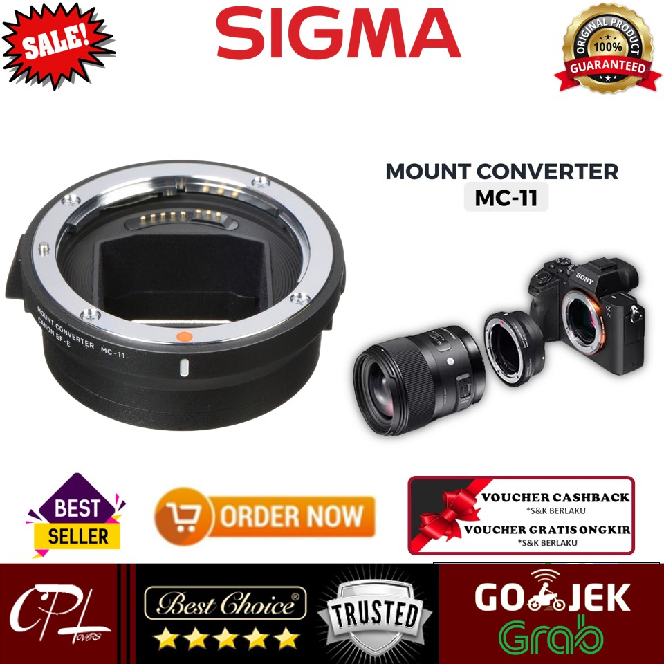 Jual Sigma MC-11 Mount Converter/Lens Adapter (Sigma EF-Mount Lenses to ...