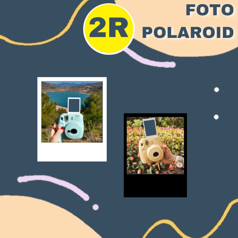Jual (25/50/100) CETAK FOTO POLAROID FRAME POLOS / BAGROUND | Shopee ...