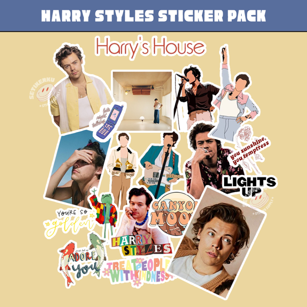 Jual Harry Styles Sticker Pack A6 (19pcs) | Shopee Indonesia