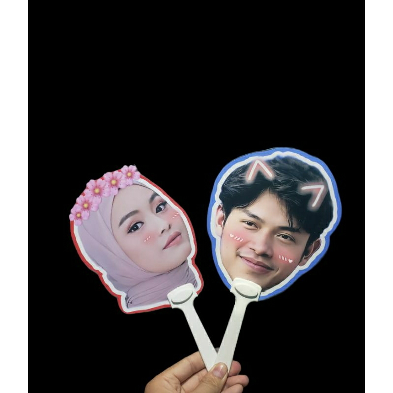 Jual KIPAS CUSTOM SATU SISI|KIPAS TANGAN| HAND FAN | LAMINATING BENTUK ...