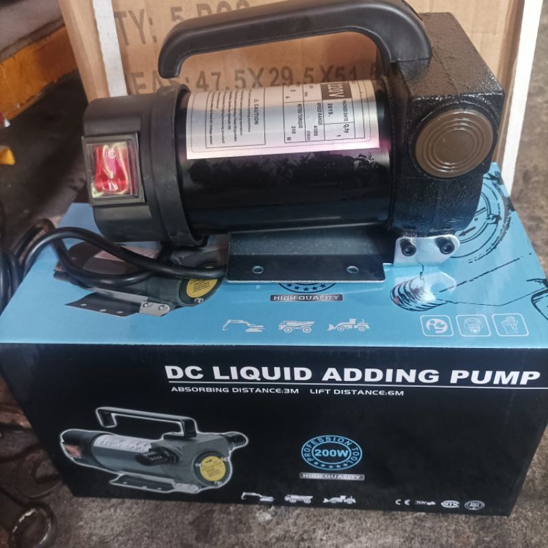 Jual pompa minyak bensin / pompa oli listrik / pompa solar AC 220V ...