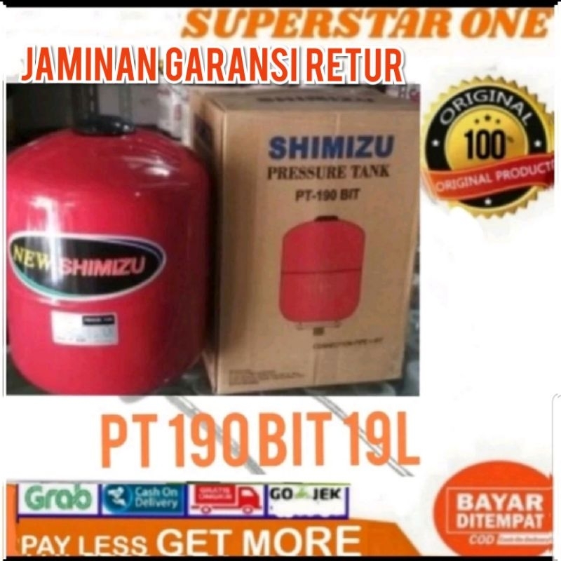 Jual Tabung pompa air / Jet pump merek SHIMIZU PT-190BIT kapasitas ...