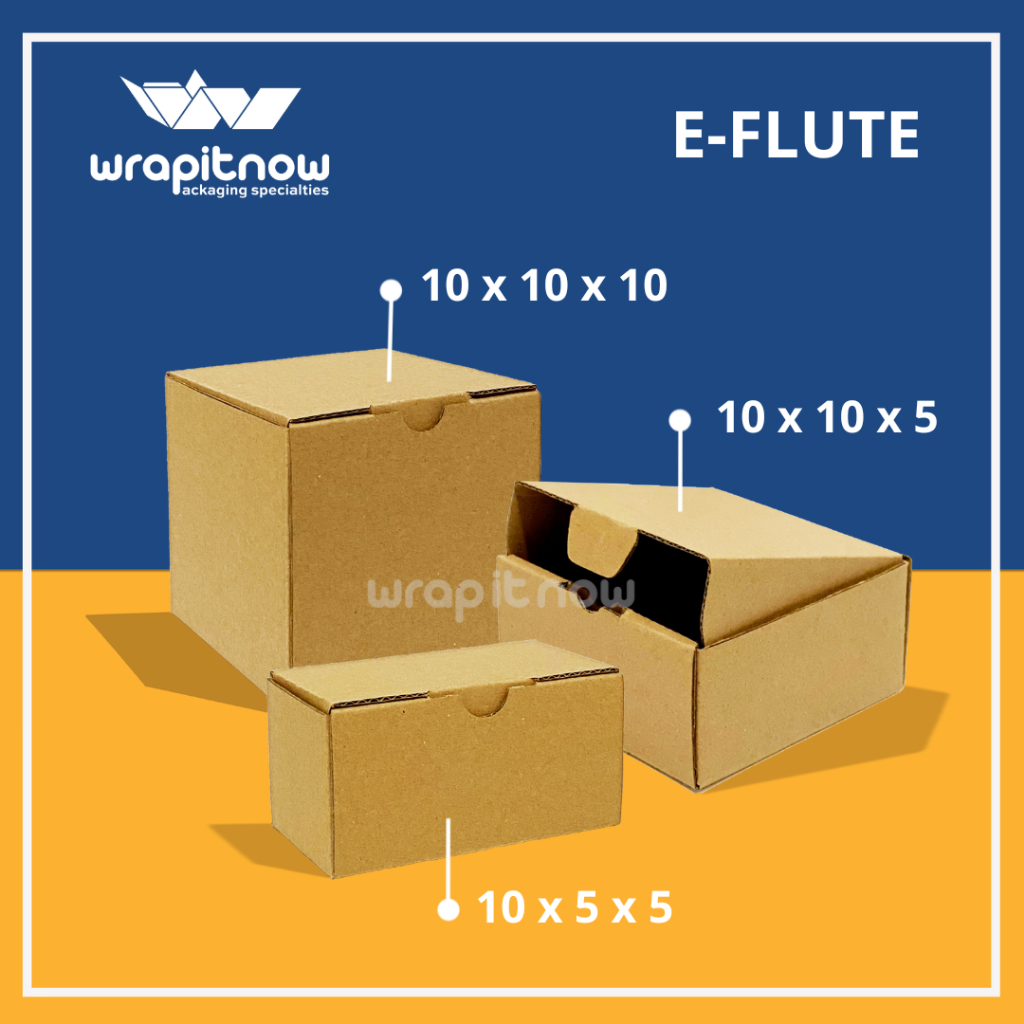 Jual Dus Die Cut Eflute 10x5x5 10x10x5 10x10x10 Box Packing Online Shop ...