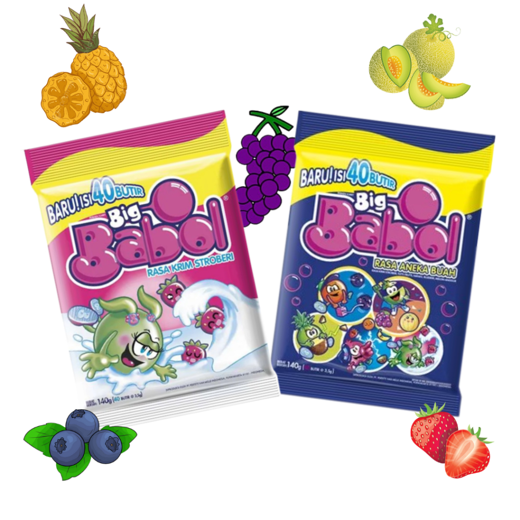 Jual Permen Karet Big Babol Sak | Shopee Indonesia