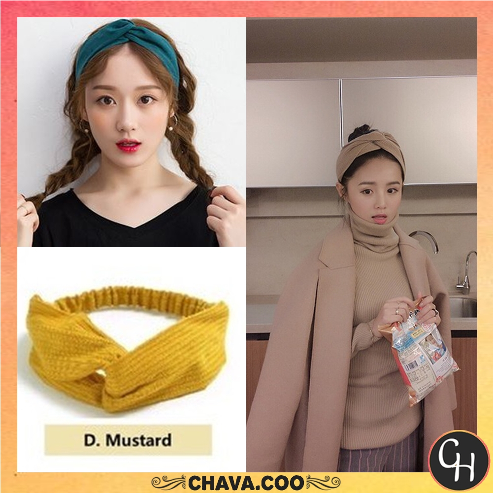 Jual CHAVA | BD222 Bandana Korea Style Bendo Rambut Bando Fashion ...