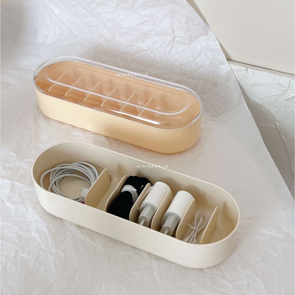 Jual [MINIHOME] SIENNA Data Cable Storage Box Kotak Penyimpanan Kabel ...