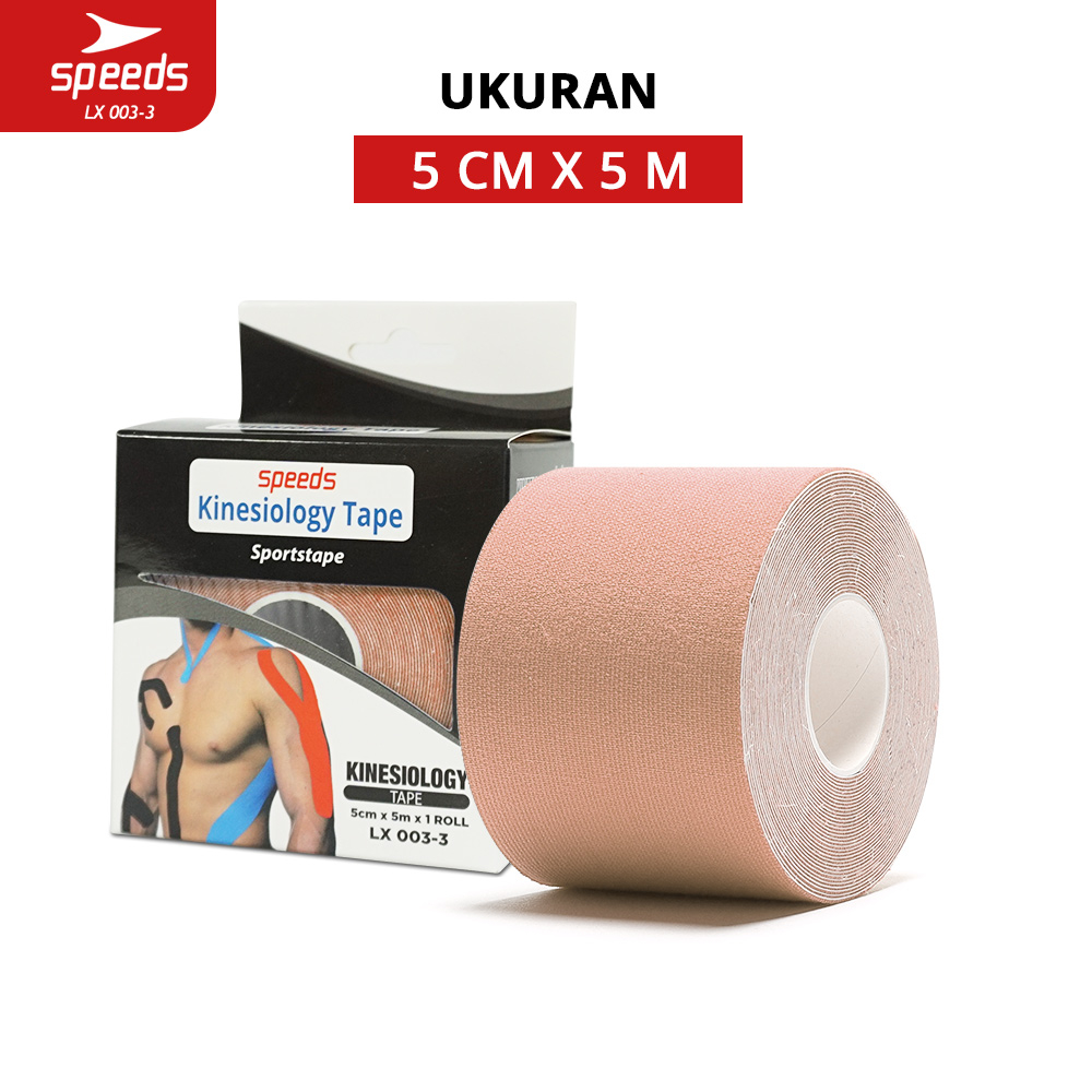Jual SPEEDS Kanesio Tape / Tapping / Kinesiology Tape 2.5cm x 5m Termurah Tapping Wrist Olahraga ...