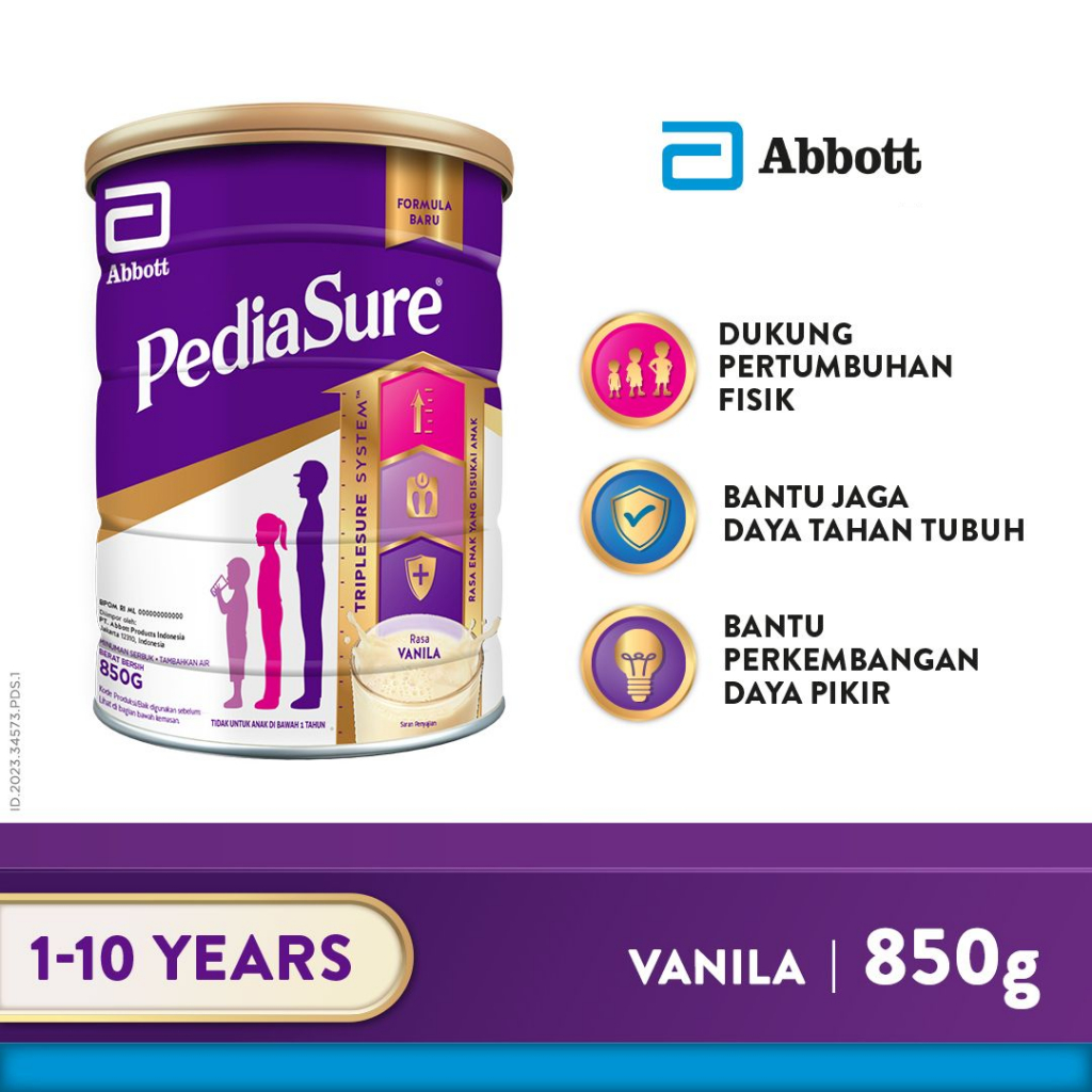 Jual PEDIASURE Vanila 850g - Susu Pertumbuhan Anak Usia 1 - 10 Tahun | Shopee Indonesia